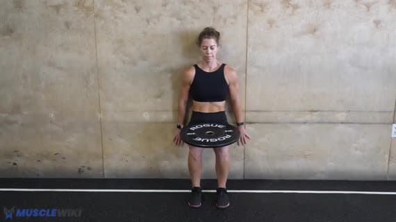 wall sit weighted