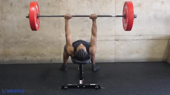 tricep bench press