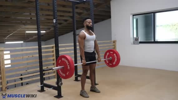 hang cleans exercise