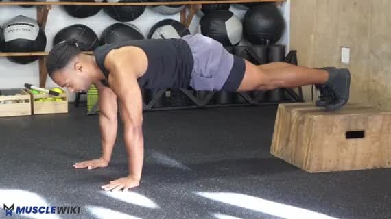 decline push up form