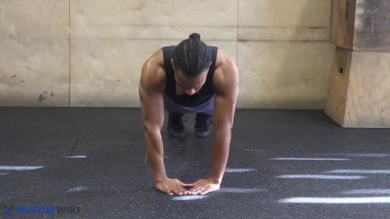 triangle push ups for triceps