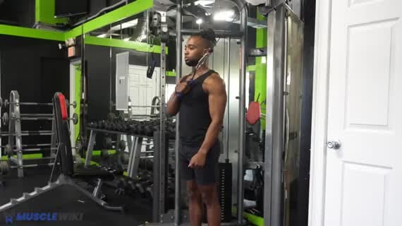 triceps workout cable cross