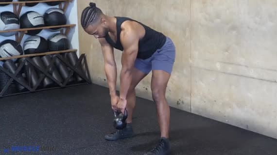 kettlebell exercises for back