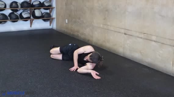 side lying clamshell hold