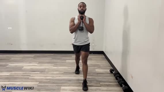 dumbbell split squats for glutes