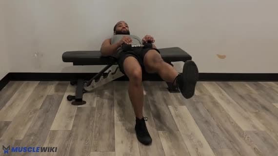 single leg hip thrust form