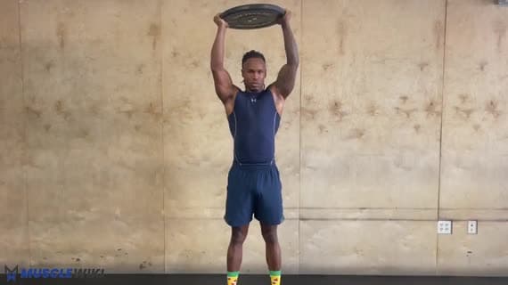 overhead triceps extension exercise